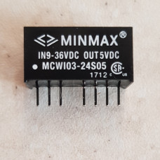 مبدل MCWI03-24S05 مبدل DC TO DC فروشگاه قطعات الکترونیک برنا مبدل مین مکس MCWI03-24S05